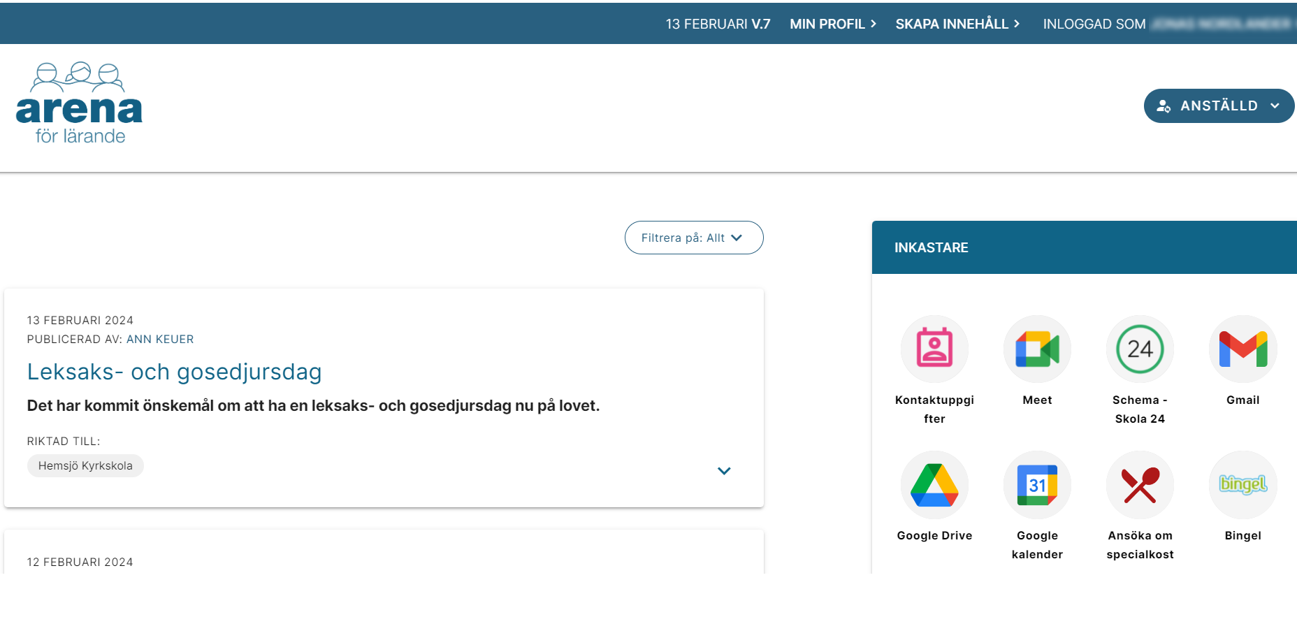 Arena för lärande - Alingsås kommun